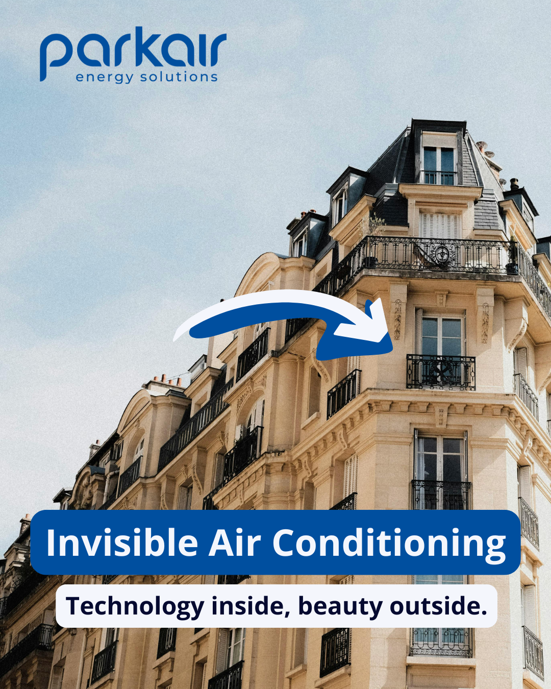 Invisible Air Conditioning London. No Outdoor Unit | Parkair UK Ltd